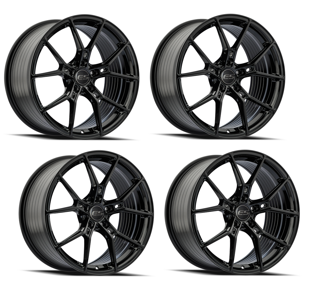 E5 Daytona Wheels for C8 Corvette - Gloss Black – Surf City Corvettes