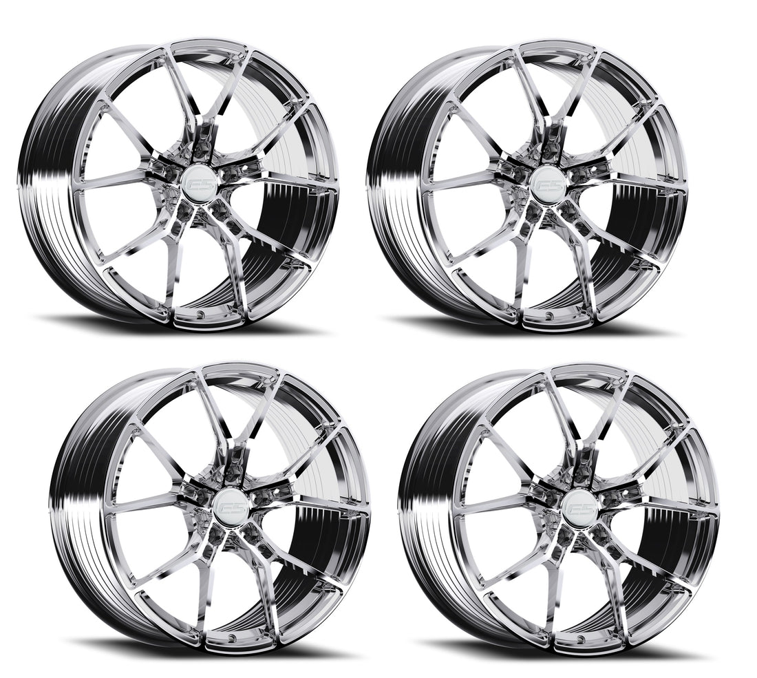 E5 Daytona Wheels for C8 Corvette - Chrome – Surf City Corvettes
