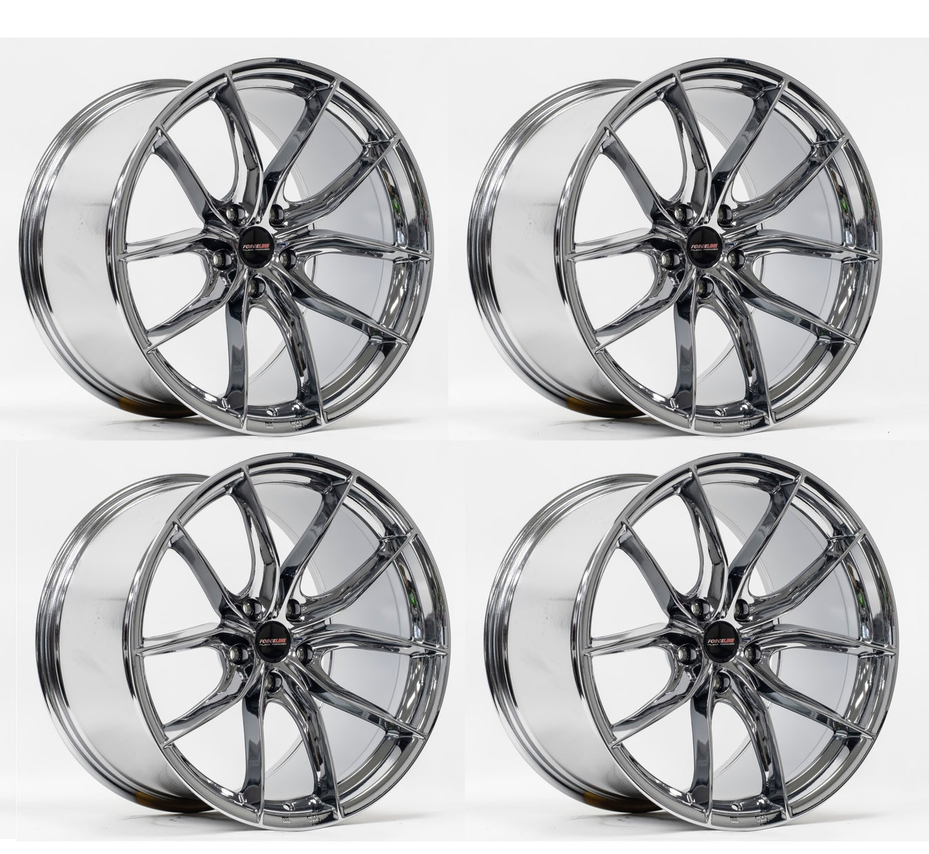 Forgeline F01 Wheels for 2020-23 C8 Corvette - Chrome – Surf City Corvettes