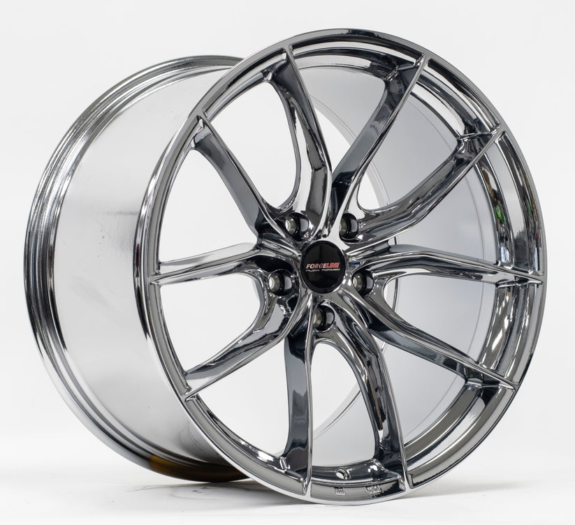 Forgeline F01 Wheels for 2020-Present C8 Corvette - Chrome – Surf City ...