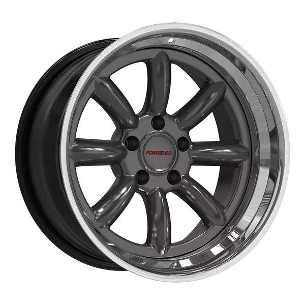 Forgeline MLT3 Wheels for Corvettes - Graphite w/ Polished Lip – Surf ...
