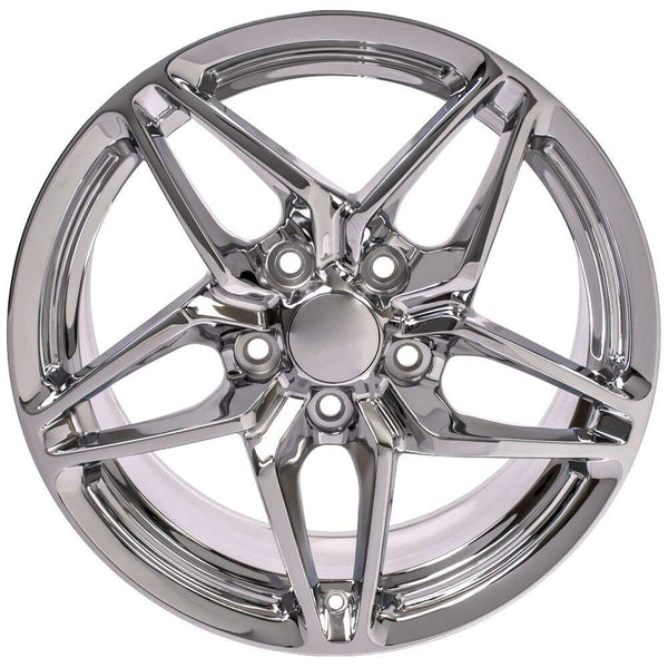 C7 Corvette ZR1 Replica Wheel Sets - Chrome – Surf City Corvettes