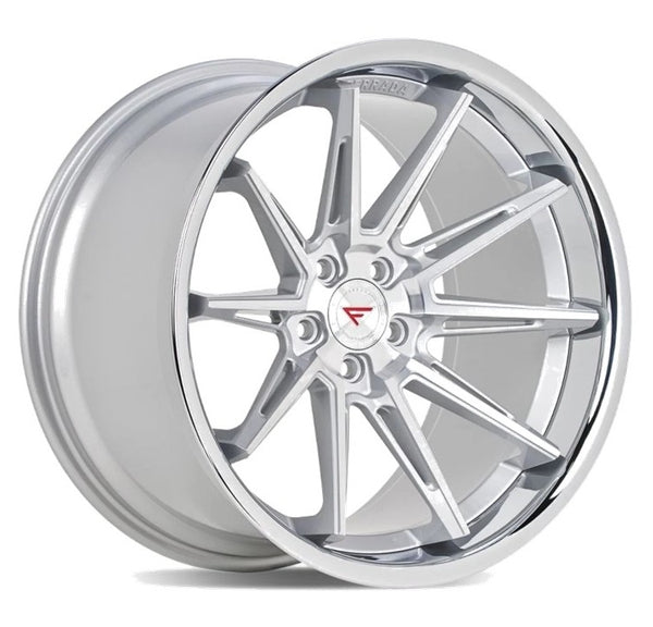 Ferrada CM2 Wheels for C8 Corvette - Machine Silver w/ Chrome Lip ...